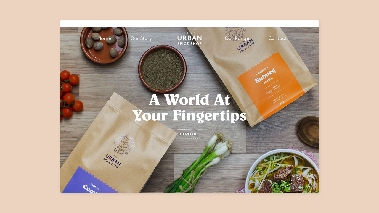 The Urban Spice Shop – Deuce Studio - Branding & Packaging Design