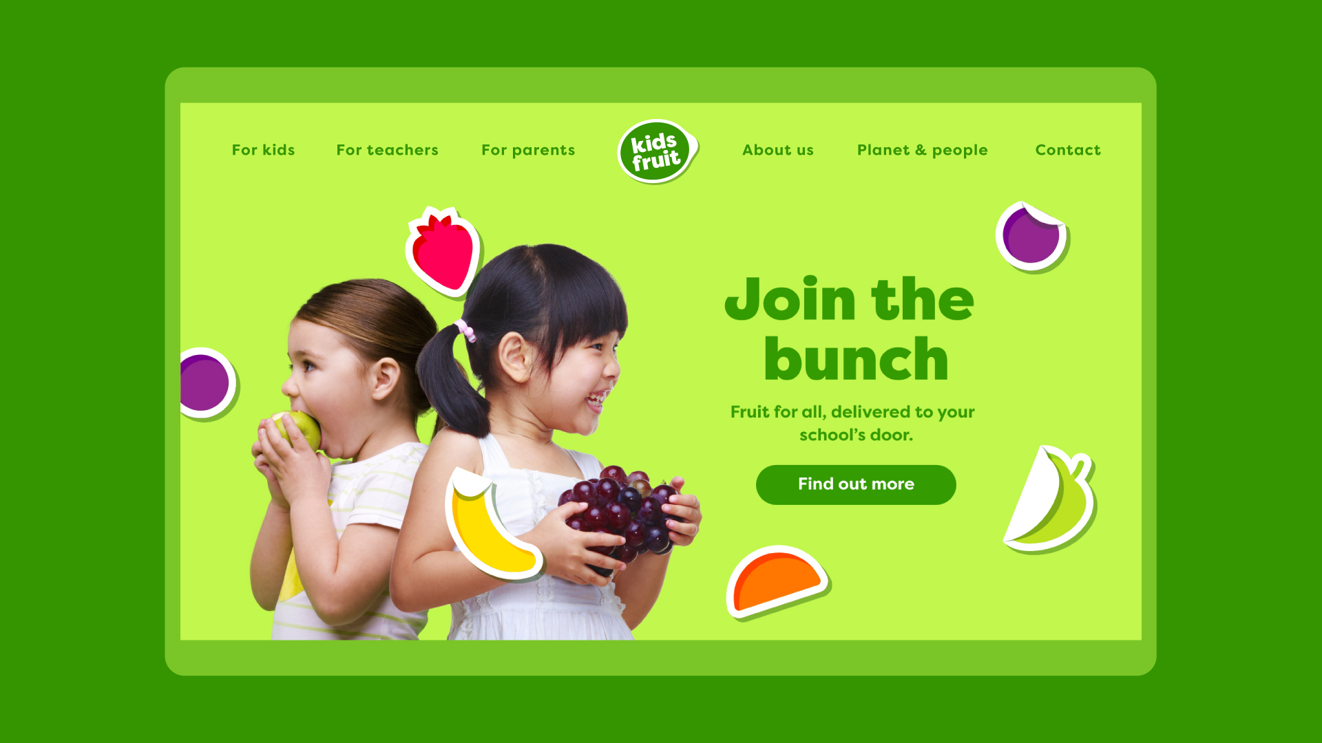 Kids Fruit | Branding & Website Design | Deuce Studio
