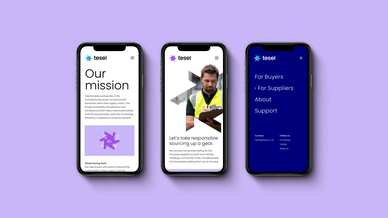 Tesel | Branding Design | Deuce Studio